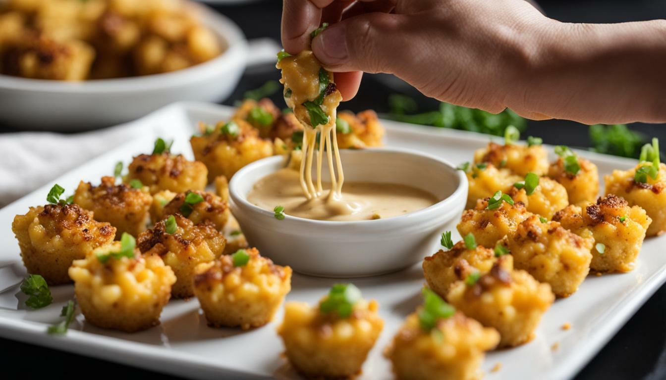 Savor the Crunch with Our Mac and Cheese Bites!