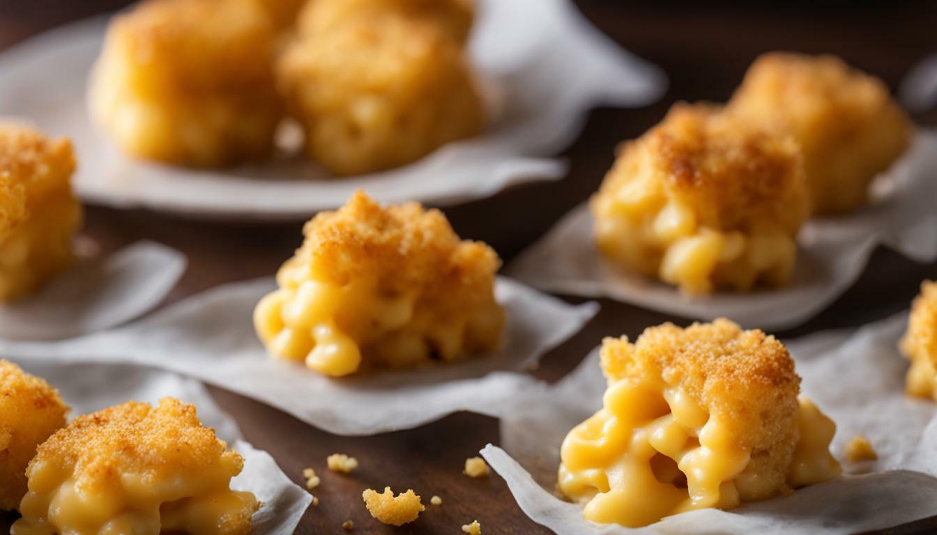 Savor the Crunch with Our Mac and Cheese Bites!